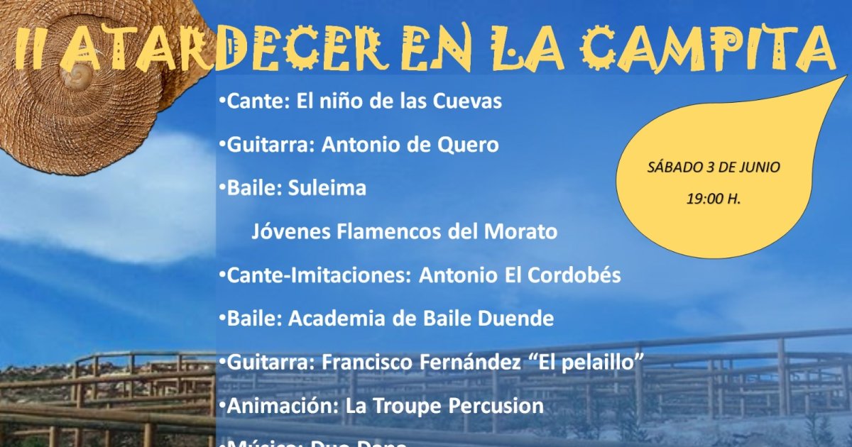 Cita este sábado para contemplar el ‘Atardecer en la Campita’