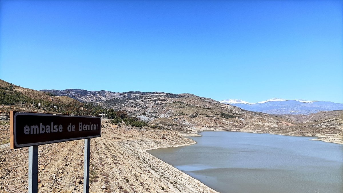 La sequía en Almería: así está el embalse de Benínar